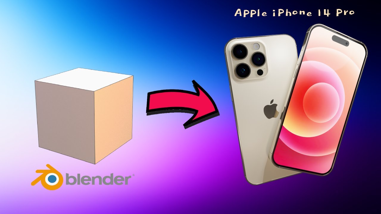 IPhone 14 Pro Blender modeling (Timelapse) - YouTube