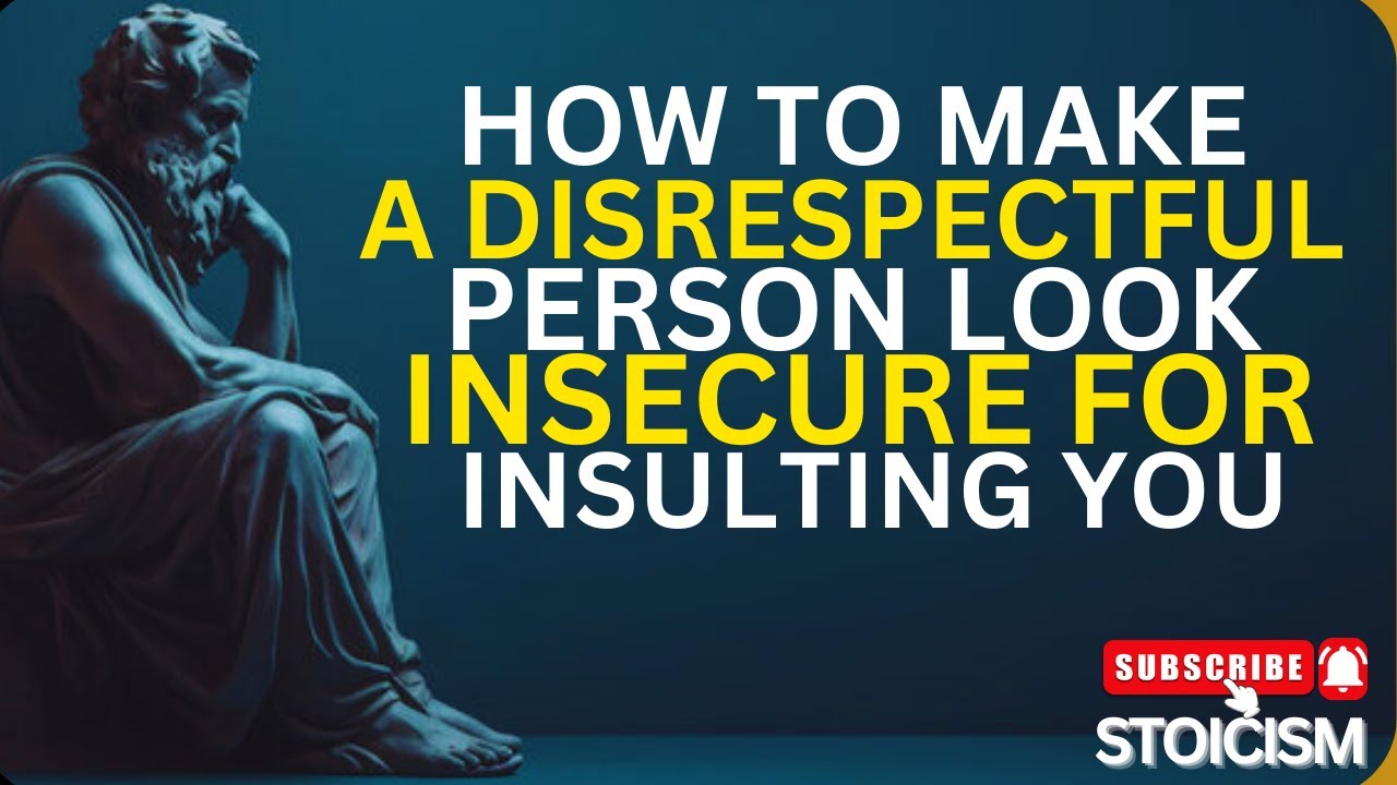 HOW TO MAKE A DISRESPECTFUL PERSON LOOK INSECURE FOR INSULTING YOU ...
