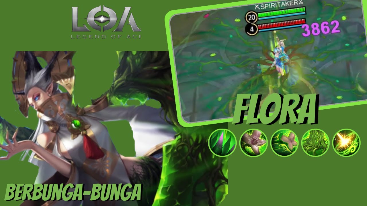 Dewi Bunga Yang NGESELIN! (Flora - Goddess of Flowers) | Legend of Ace ...