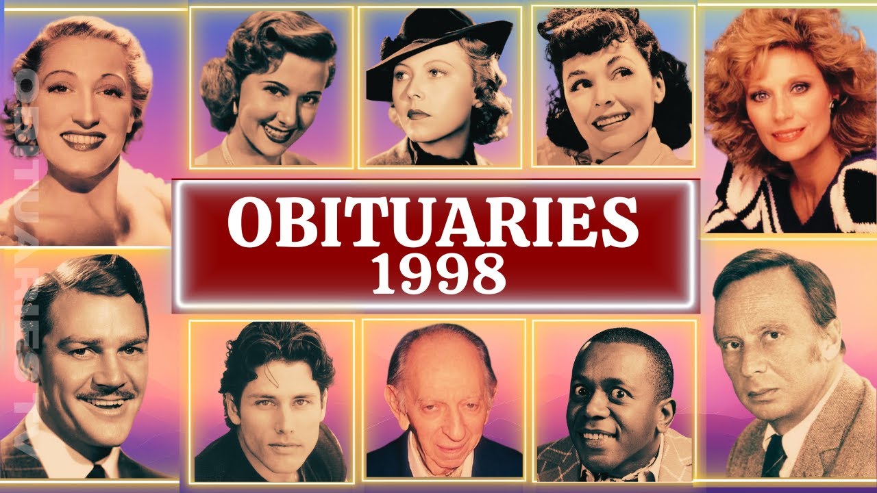 Death's in 1998s Part 01 OBITUARIES TV - YouTube