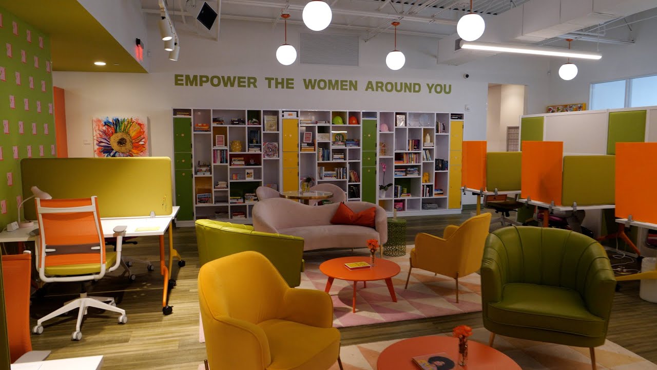 SheSpace: A co-working space just for women! - YouTube
