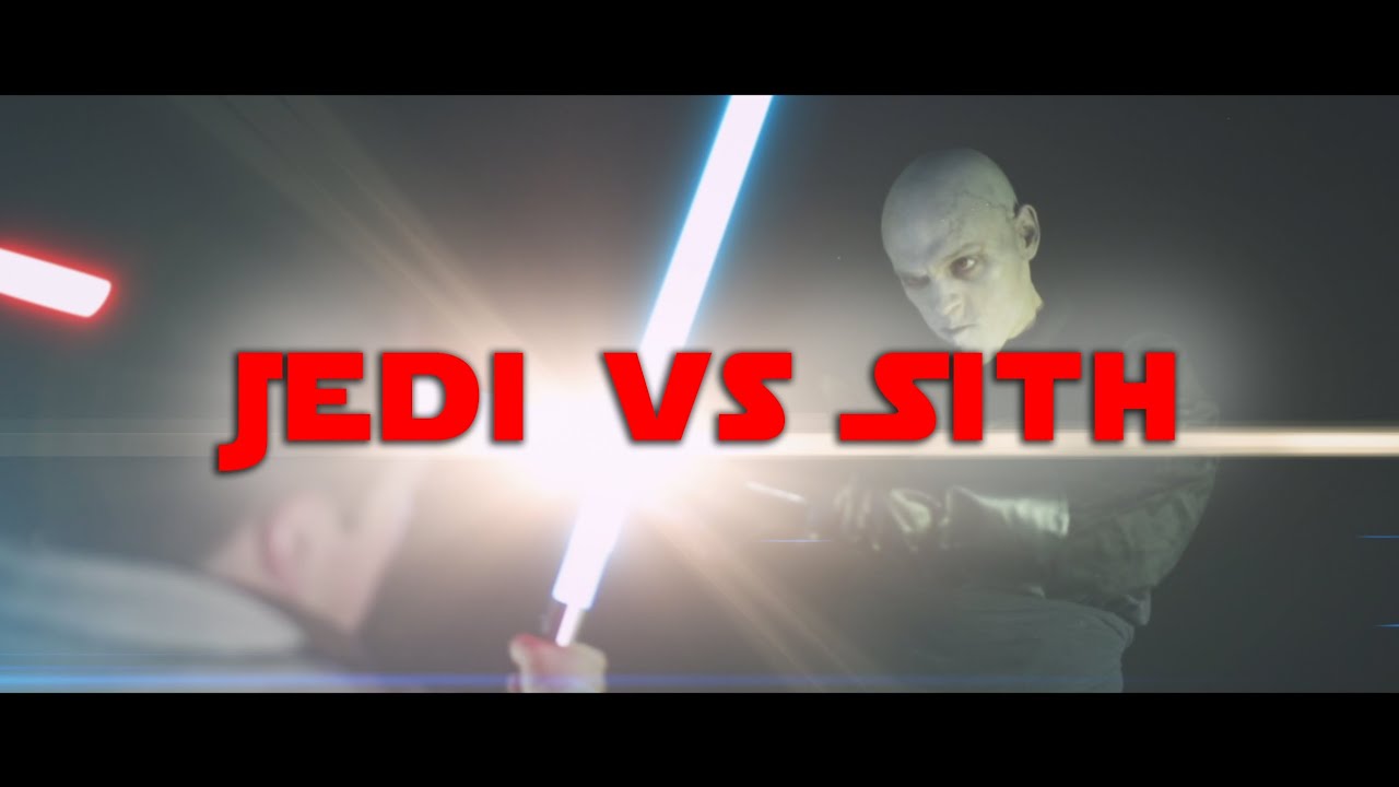 EPIC Star Wars Jedi vs Sith Fight - YouTube