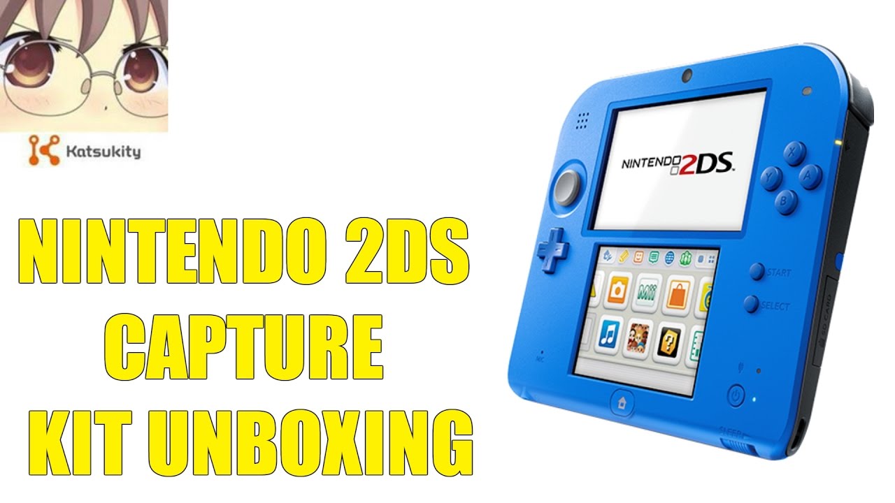 Nintendo 2DS Capture Card Unboxing + Test (Katsukity) - YouTube