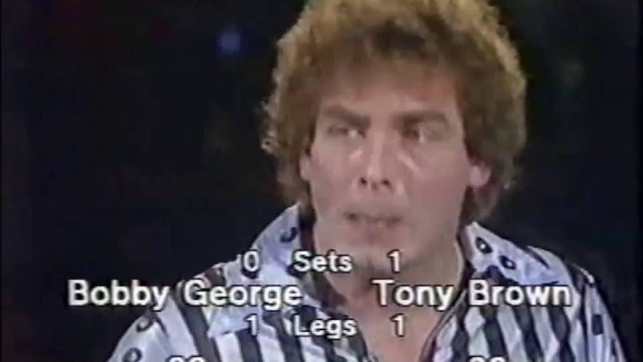 Tony Brown vs Bobby George 1983 World Darts Championship Round 1 - YouTube