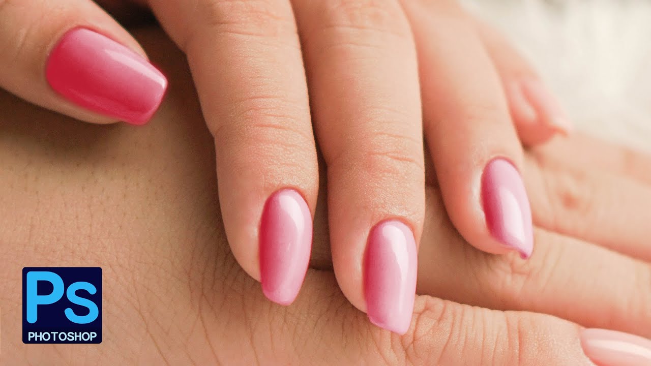 매니큐어 색상 칠하기 (포토샵 튜토리얼) Nail Polish in Photoshop (photoshop tutorial ...