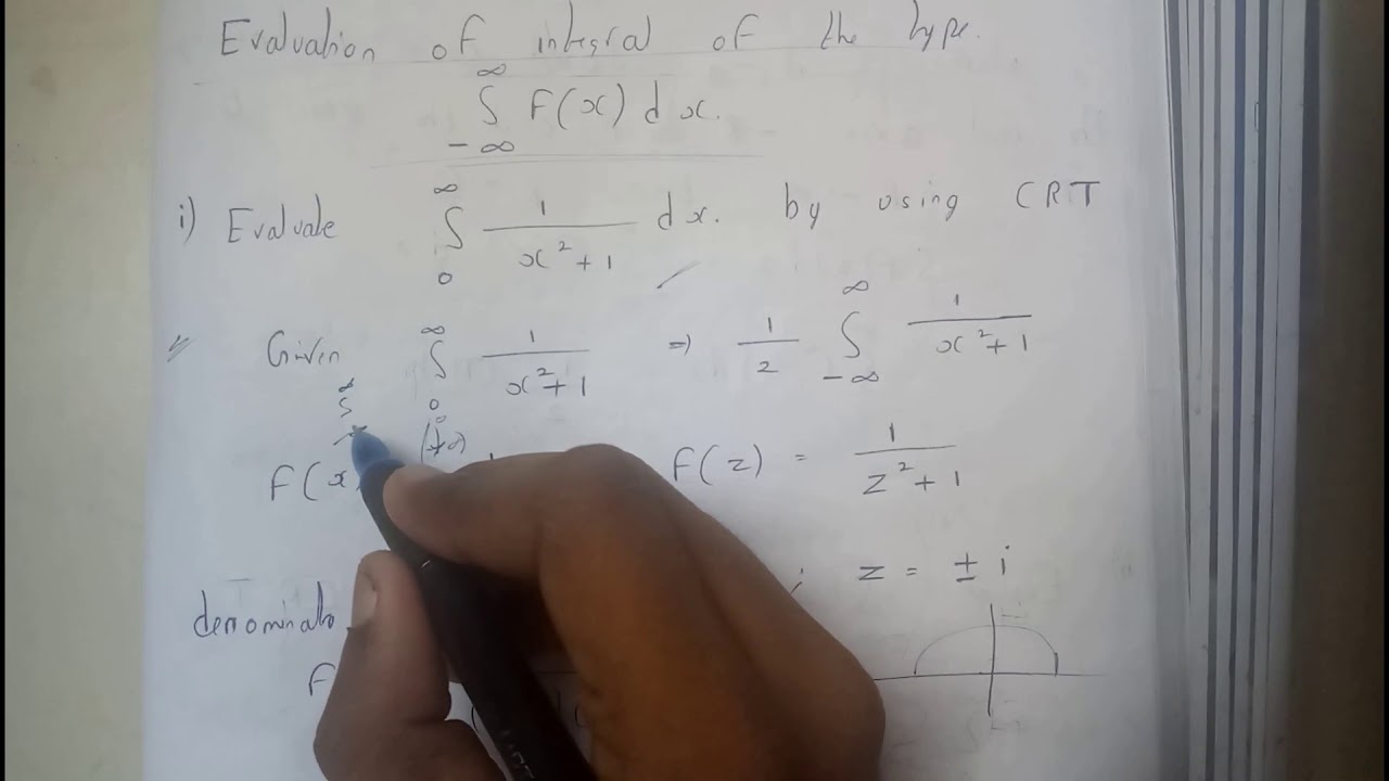 CAUCHYS RESIDUE THEOREM IN THE FORM INFINITE TO INFINITE ||M-3||OU ...