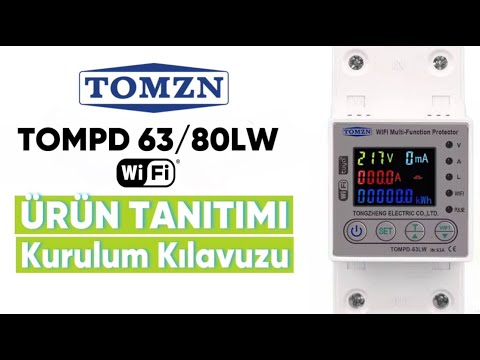 Tomzn - Devrim Niteliğinde! Akıllı Kaçak Akım Rölesi - TOMPD- 63/80LW-SW Kurulumu