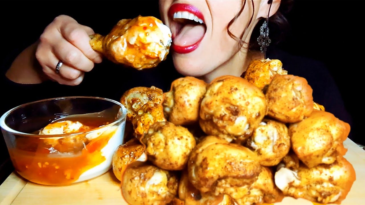 ASMR EATING LOTS OF CHICKEN 🍗 | CARNIVORE MUKBANG | INTENSE EATING ...