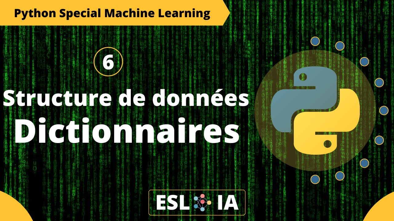 PYTHON LES DICTIONNAIRES (1/2) - YouTube