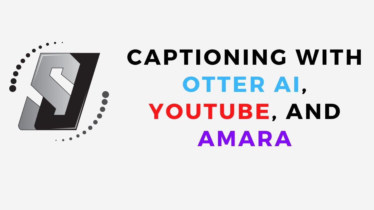 Captioning with Otter AI, YouTube, and Amara - YouTube
