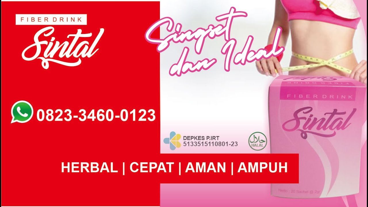| HP/WA 0823-3460-0123 | Fiber Drink Sintal | pelangsing herbal, jamu ...