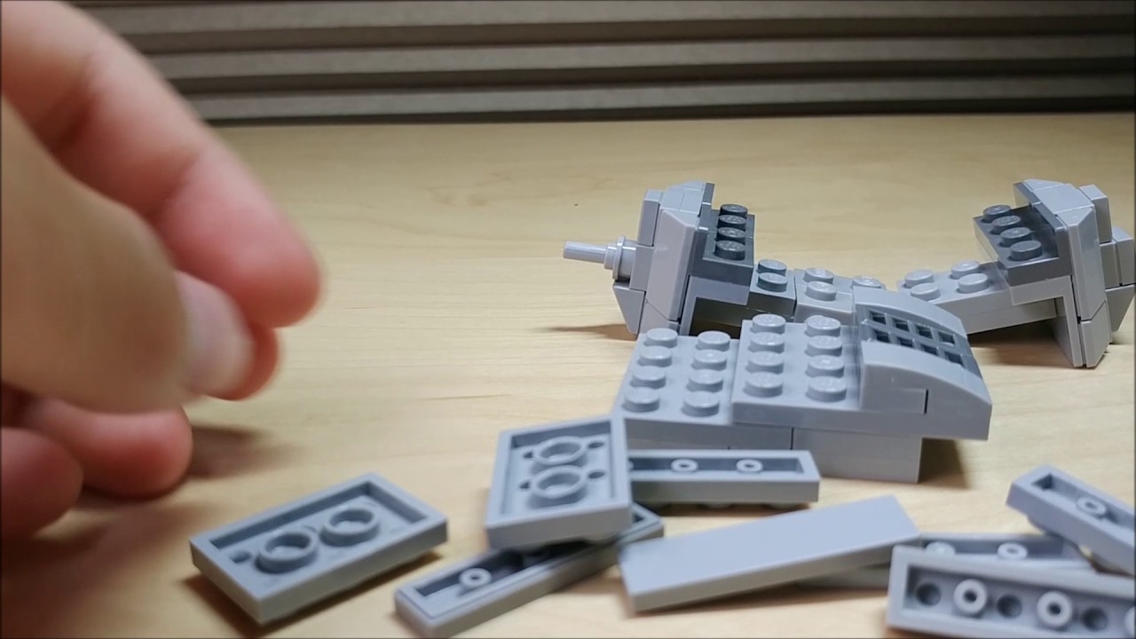 Mini Lego Sturmpanzerwagen A7V Instructions - YouTube