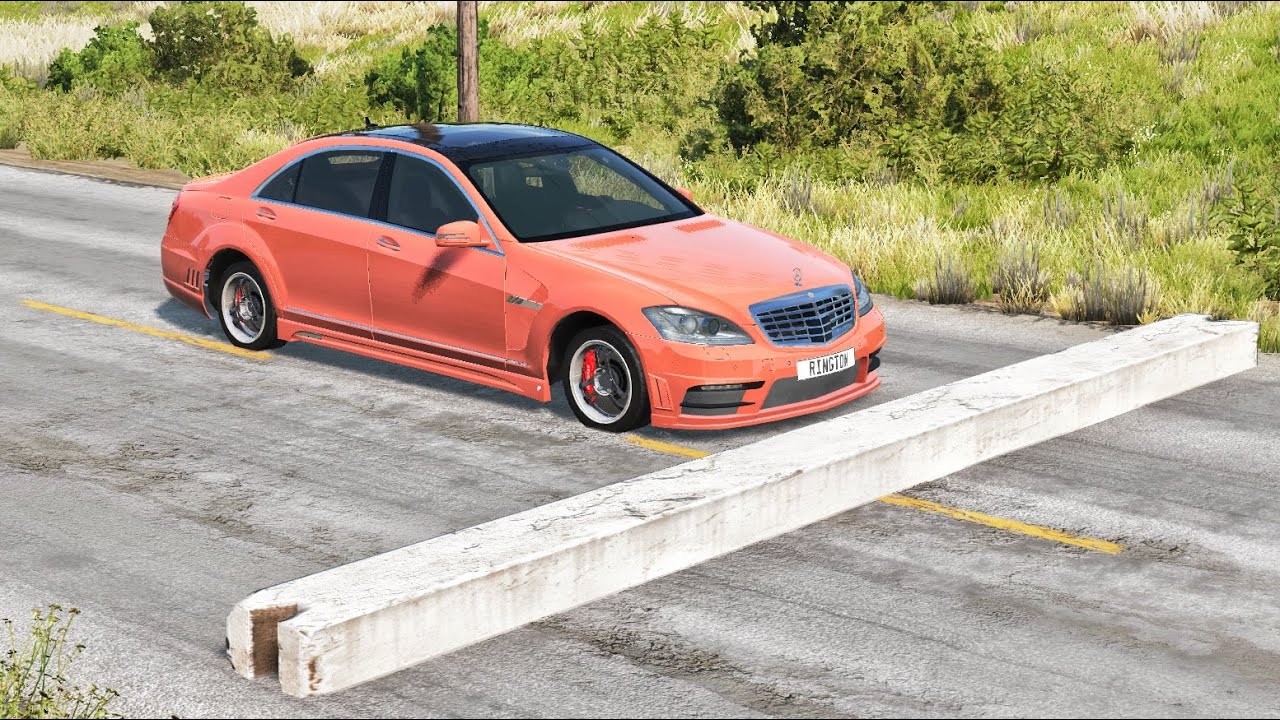 Cars vs Ledge – BeamNG.Drive - YouTube