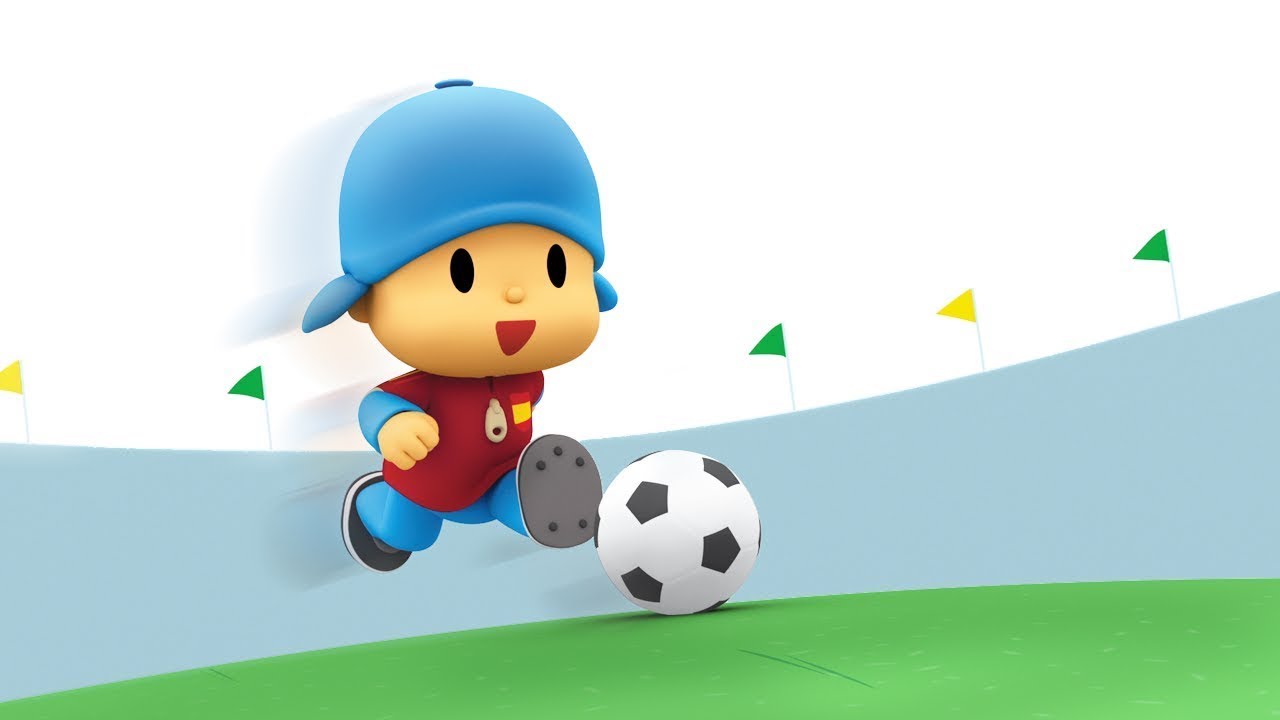 Pocoyo juega fútbol - YouTube