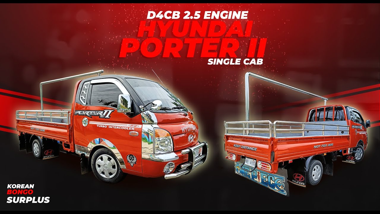 HYUNDAI PORTER 2 Single Cab | D4CB 2.5 Engine - YouTube