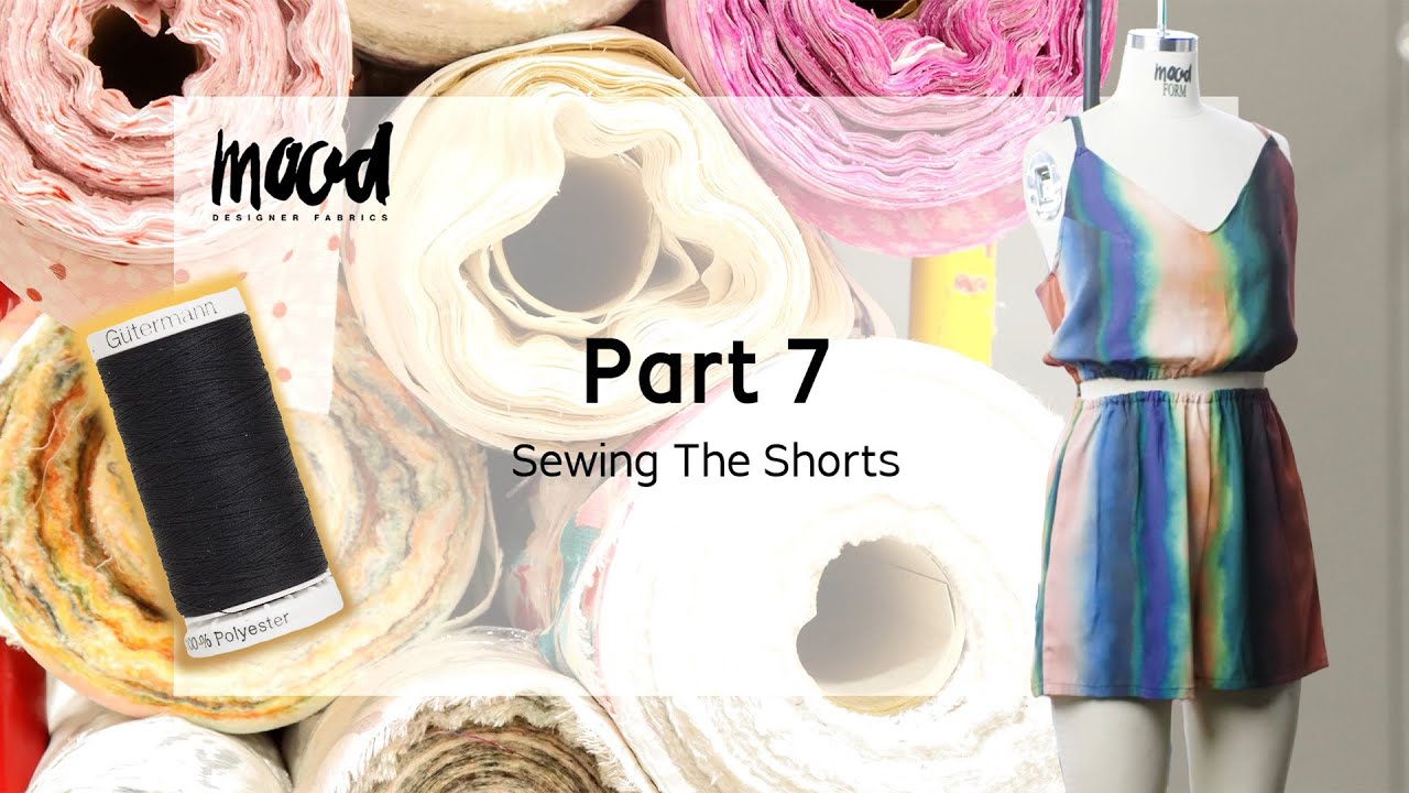 How to Sew the Saffron Ensemble Shorts | Mood Fabrics Beginner Sewing ...