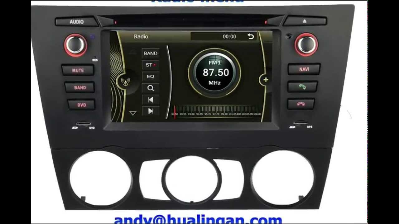 Indash Car DVD Navigation system for BMW E90/91/92/93 - YouTube