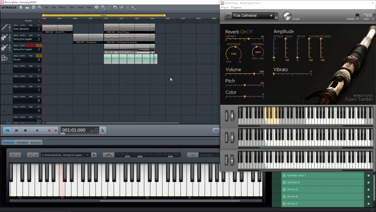 Magix Music Maker - Absolute Beginners Tutorial - Part 22 - Transposing ...
