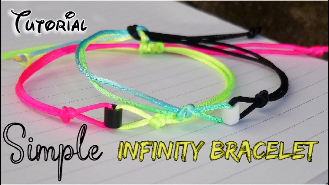 Simple Infinity Bracelet [BEGINNER FRIENDLY!] Tutorial - YouTube