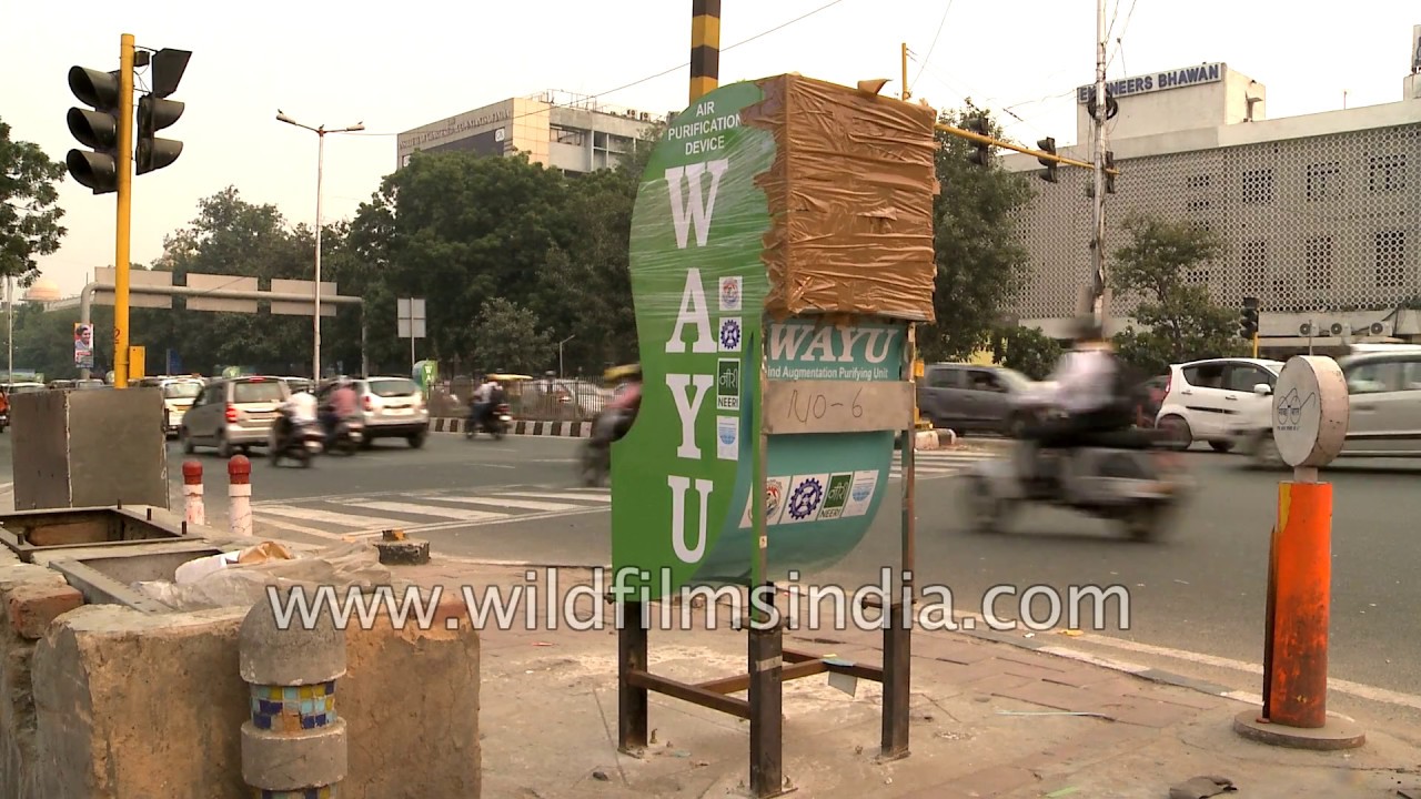 WAYU air purifier devices installed but not in use at ITO intersection ...