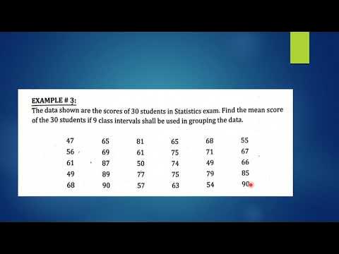 MEAN, MEDIAN AND MODE UNGROUPED AND GROUPED DATA - YouTube