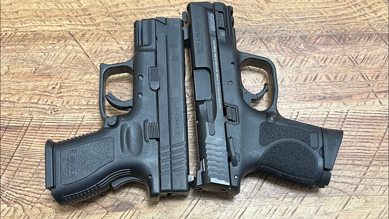 Springfield Armory XD9 Subcompact Vs. Smith and Wesson M&P9 2.0 ...