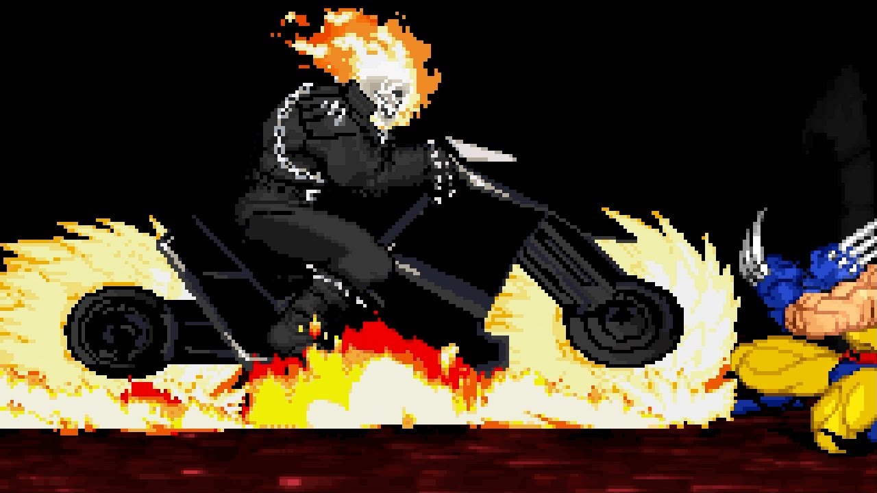 ghost rider vs wolverine - YouTube