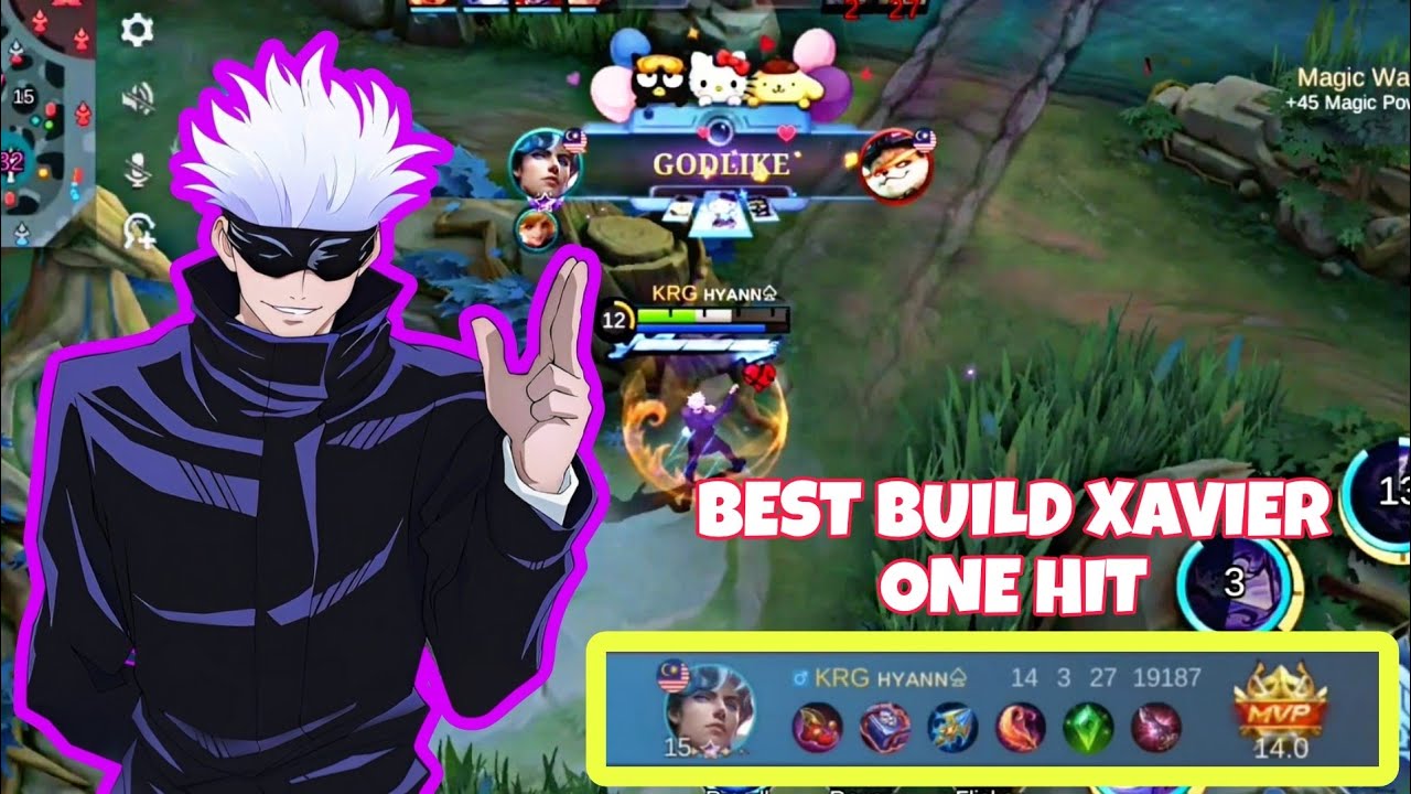 XAVIER BEST 1 HIT BUILD COMBO FULL GAMEPLAY AGRESIF - MOBILE LEGENDS ...