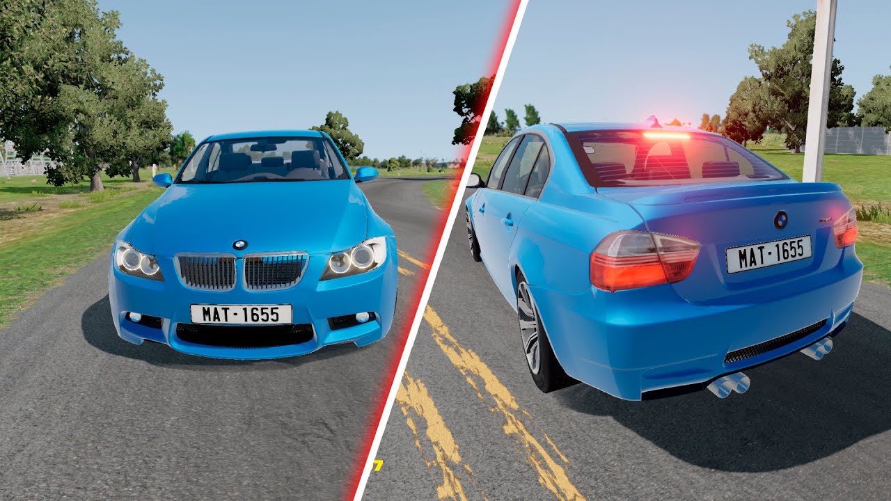 BMW M3 E90 - BeamNG.drive - YouTube