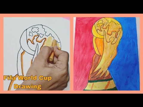 Fifa World Cup Drawing | How To Draw a FIFA World Cup | - YouTube