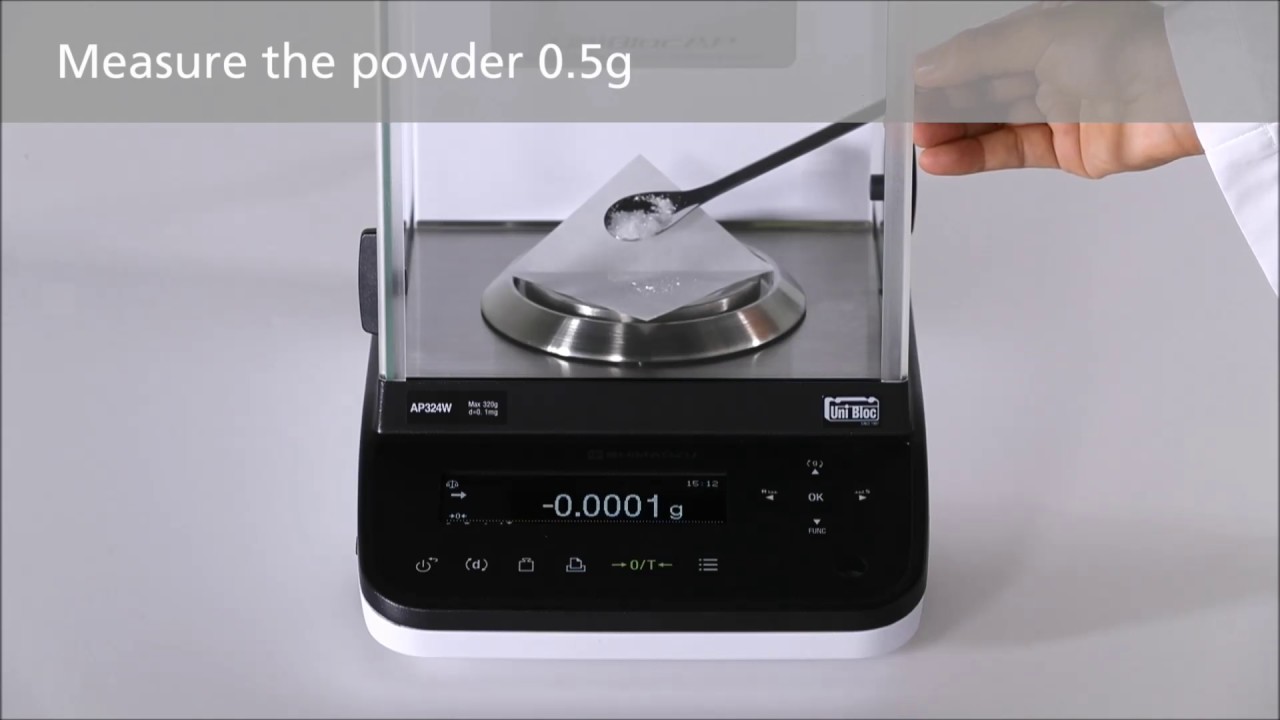 High Speed Analytical Balance Measurement: AP-Series by SHIMADZU - YouTube