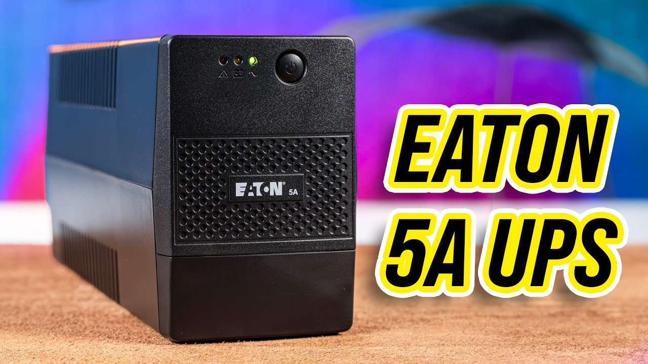 Trải nghiệm EATON 5A UPS - Bộ lưu điện tin cậy cho PC văn phòng - YouTube