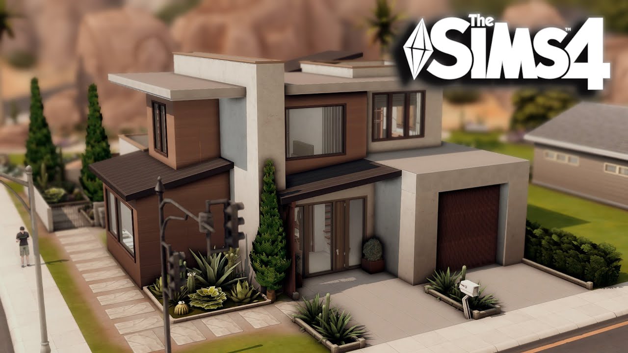 Desert house | The Sims 4 speed build - YouTube