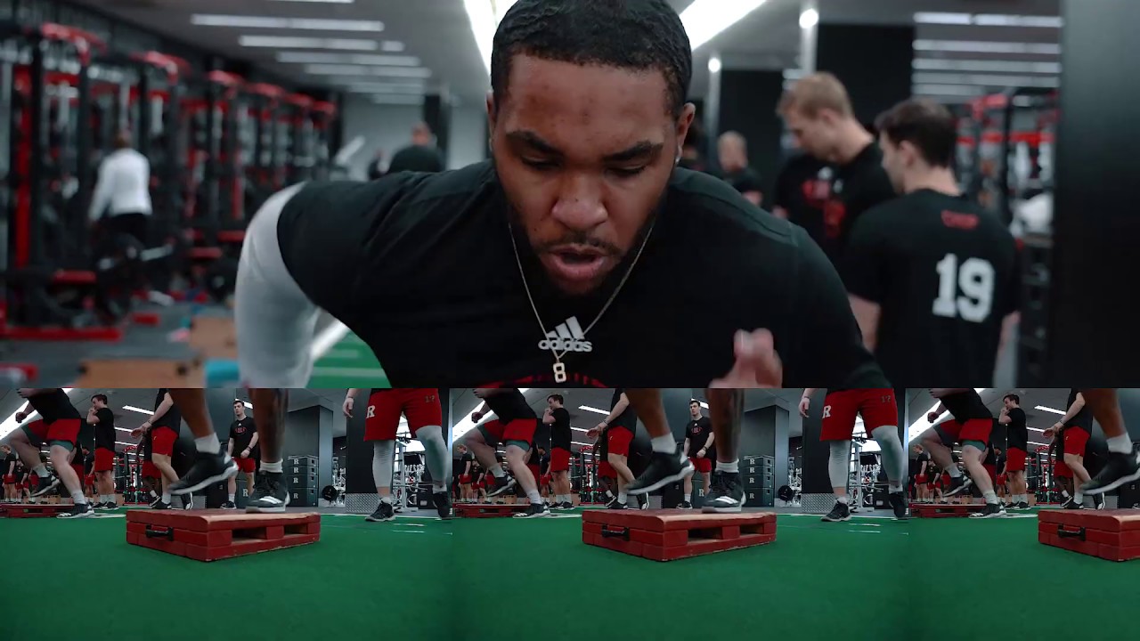 Rutgers Football: February 2020 CHOP Workouts - YouTube