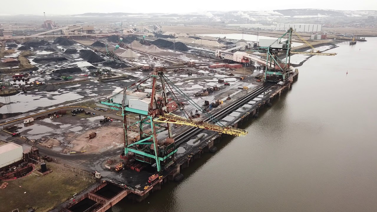DJI Mavic Pro Redcar Ore Terminal - YouTube