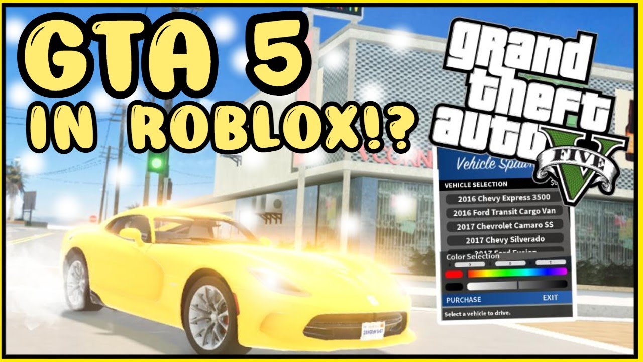 Playing GTA 5 In ROBLOX!? (INSANE Detail) | Roblox GTA - YouTube