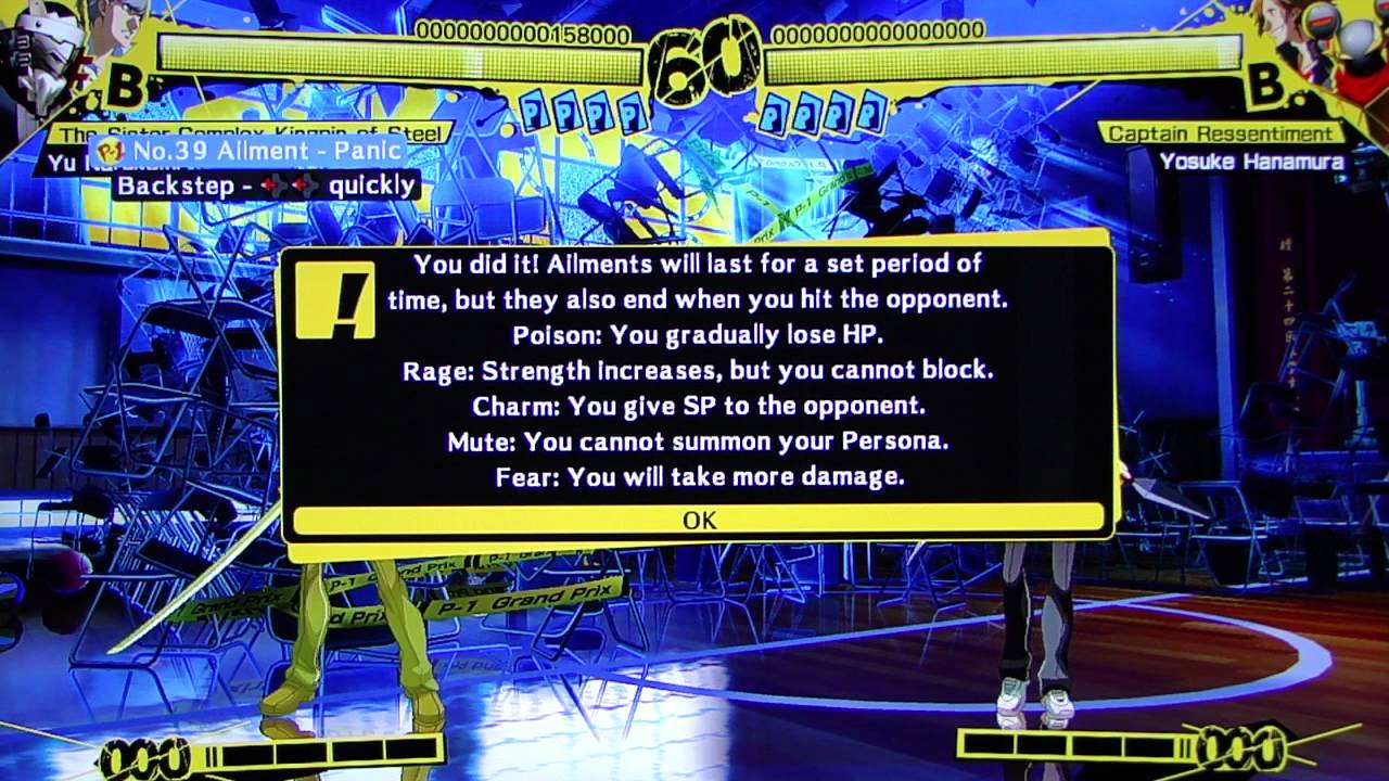 Persona 4 Arena - Tutorial Gameplay pt2 - YouTube