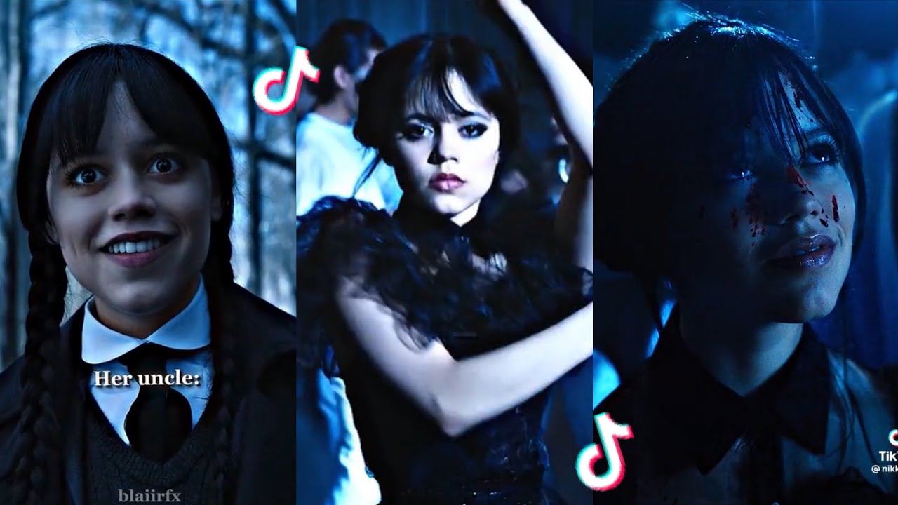 wednesday - tiktok compilation - YouTube