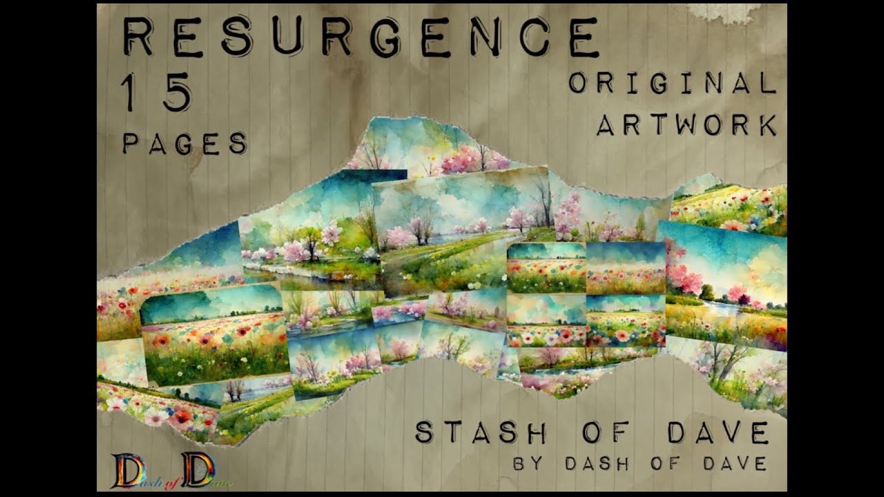 Resurgence - Brand New Spring Watercolour Digital Set - YouTube