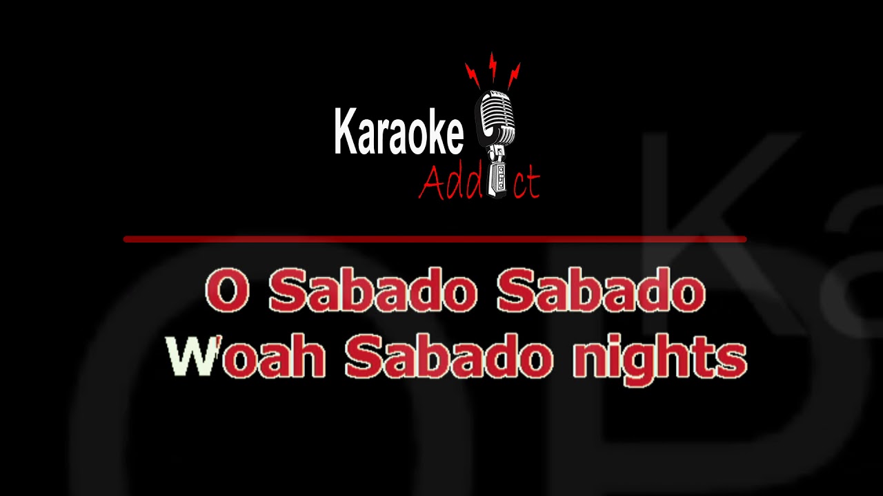 SABADO NIGHTS - RIZAL UNDERGROUND (OPM Karaoke) - YouTube