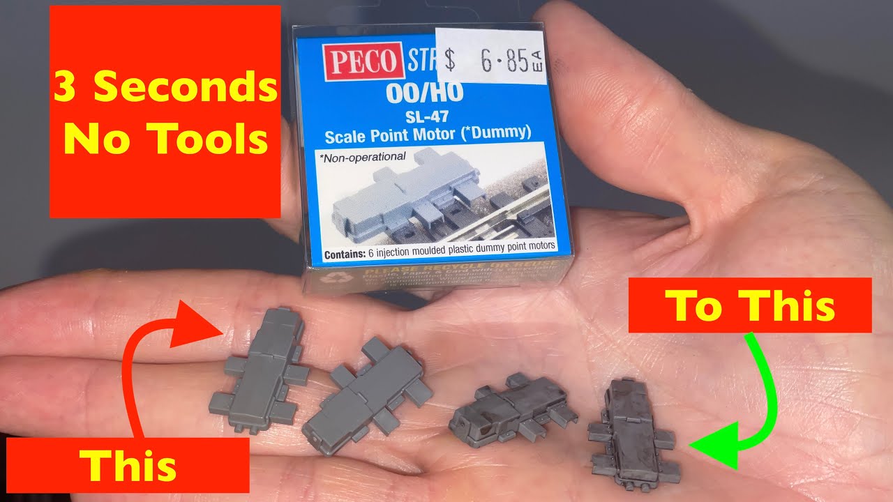 Josef - Model Railway & Toy Room 104 Weathering PECO Dummy Point Motor ...
