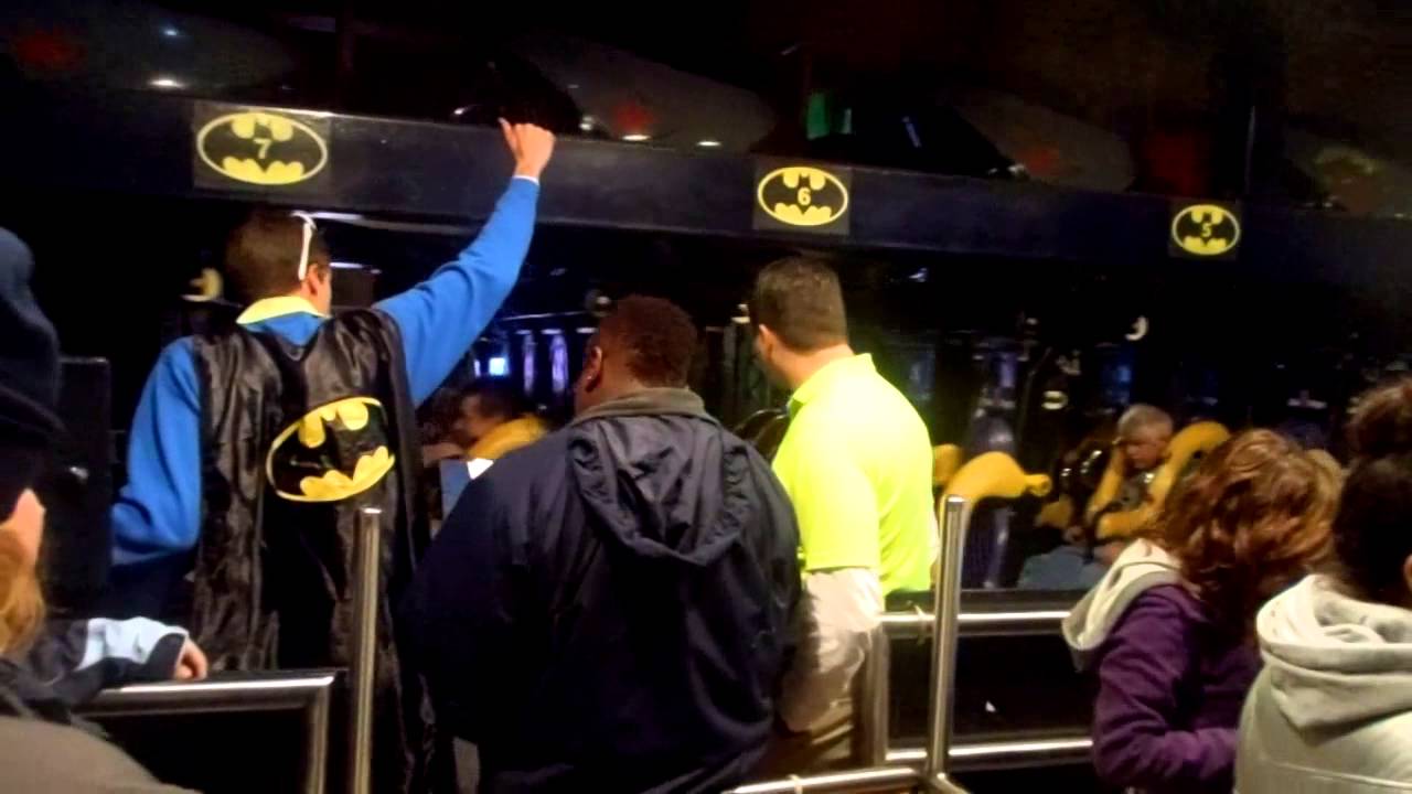 Namtab Station Batman Backwards Six Flags Great America 5-11-13 - YouTube