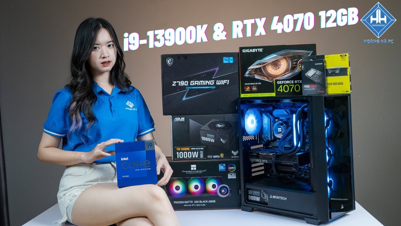Unbox PC Đồ Họa Siêu Khỏe - Đẹp Tối Ưu Phần Cứng i9-13900K & RTX 4070 ...