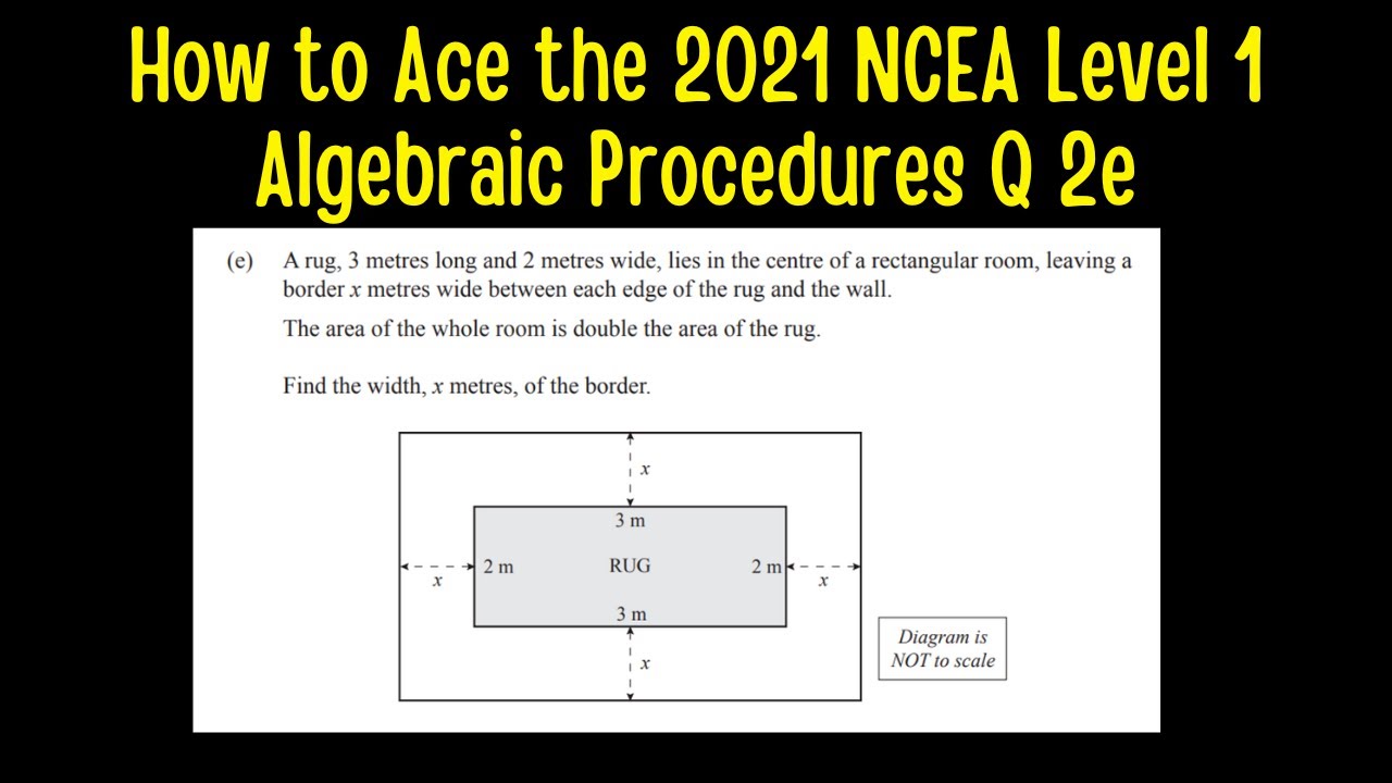 How to Ace the 2021 NCEA Level 1 Algebraic Procedures (MCAT ...