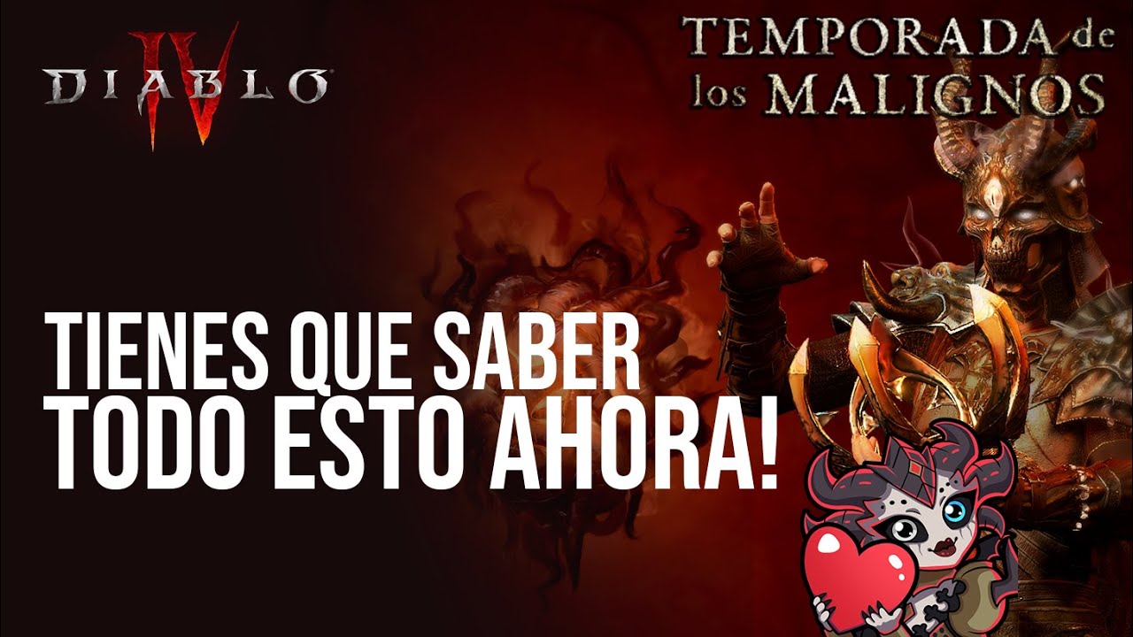 TEMPORADA DE LOS MALIGNOS DE DIABLO 4 NUEVOS ÚNICOS CORAZONES MALIGNOS ...