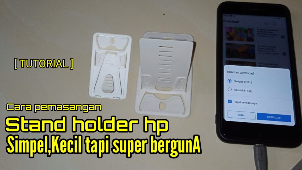 Kecil tipis tapi berguna,Cara memasang stand holder hp viral ...