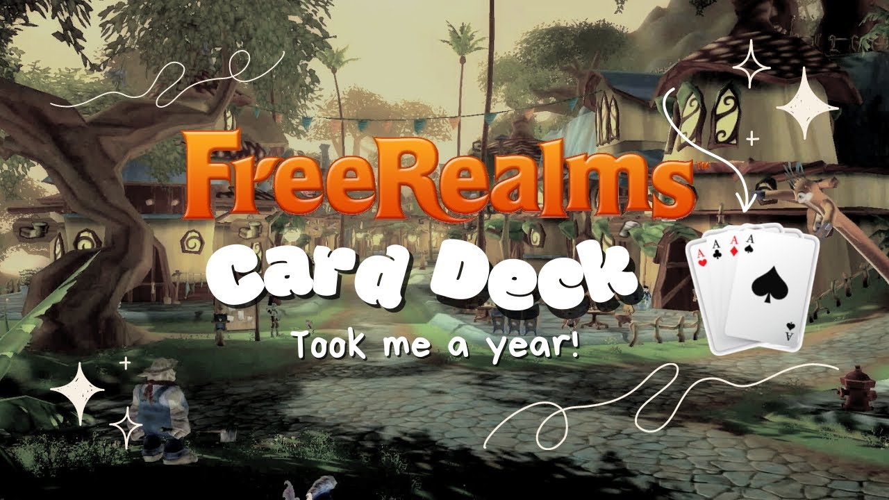 Full Free Realms card deck!! Took me a whole year! - YouTube