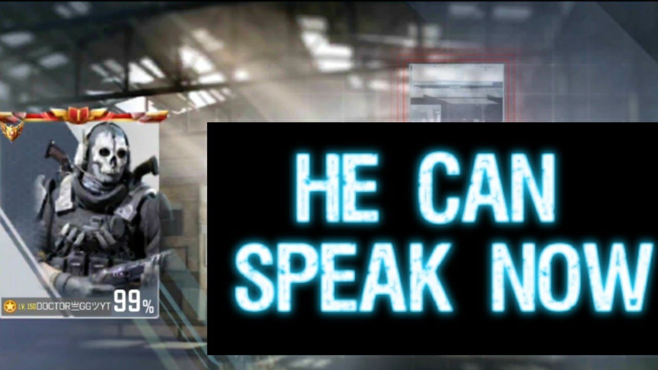 Legendary Ghost's voice lines | he is no longer mute | Codm - YouTube