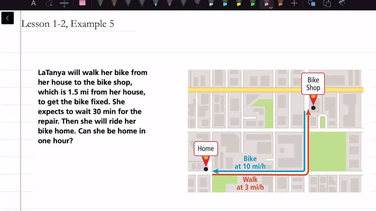 How to Solve Problems Using Linear Equations: Lesson 1-2, Example 5 ...