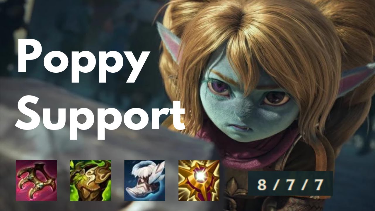 Relaxing and fun Poppy support with Warmogs | League of Legends Season ...